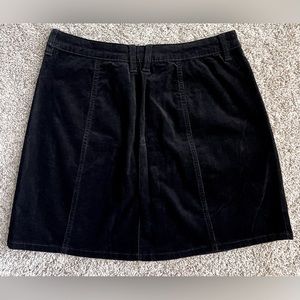 Windsor | Skirts | Windsor Black Button Up Corduroylike Skirt Brand New With Tags | Poshmark